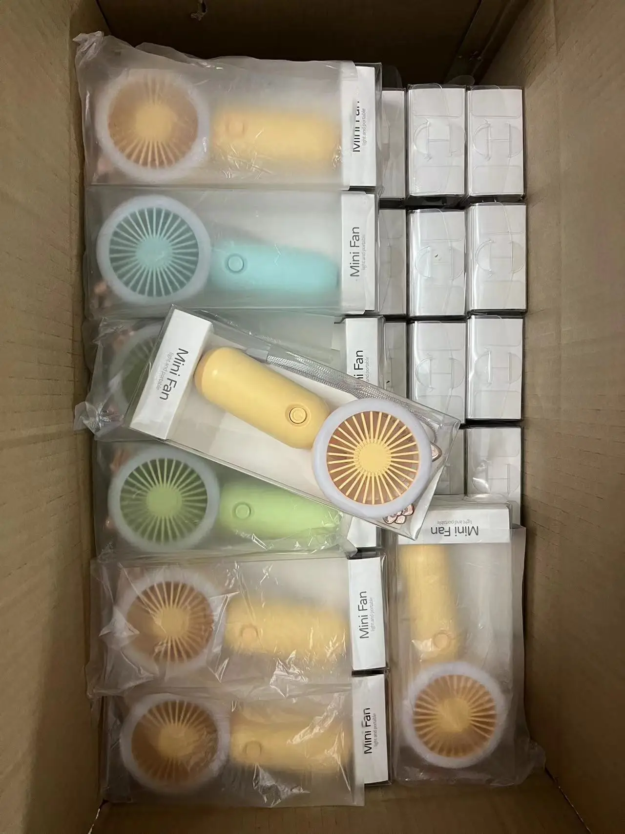 Hot Sell Ultra Thin Portable Handheld 3 Speed Fan Rechargeable Electric ...