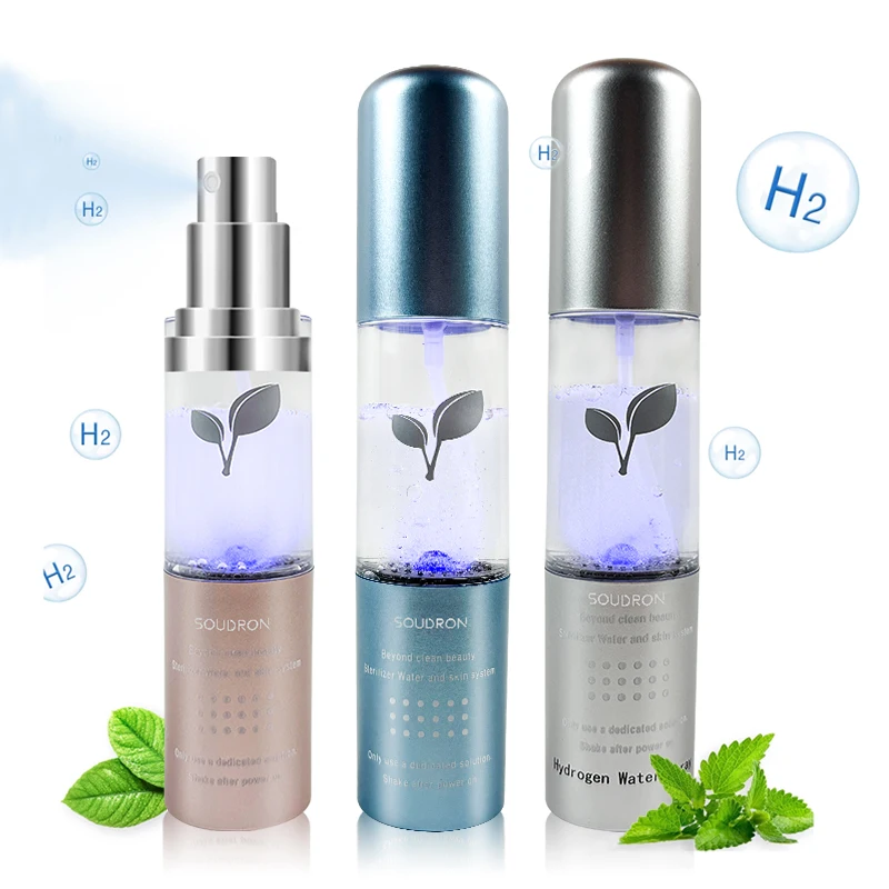 Portable H2 Electrolysis Ionic Nano Hydrogen Water Spray Hydrogen Water ...