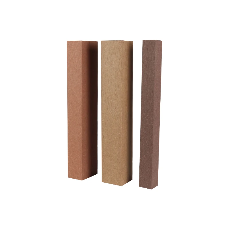 Natural Aesthetic Pe Timber Tube/Outdoor Waterproof WPC Square Tube/WPC ...
