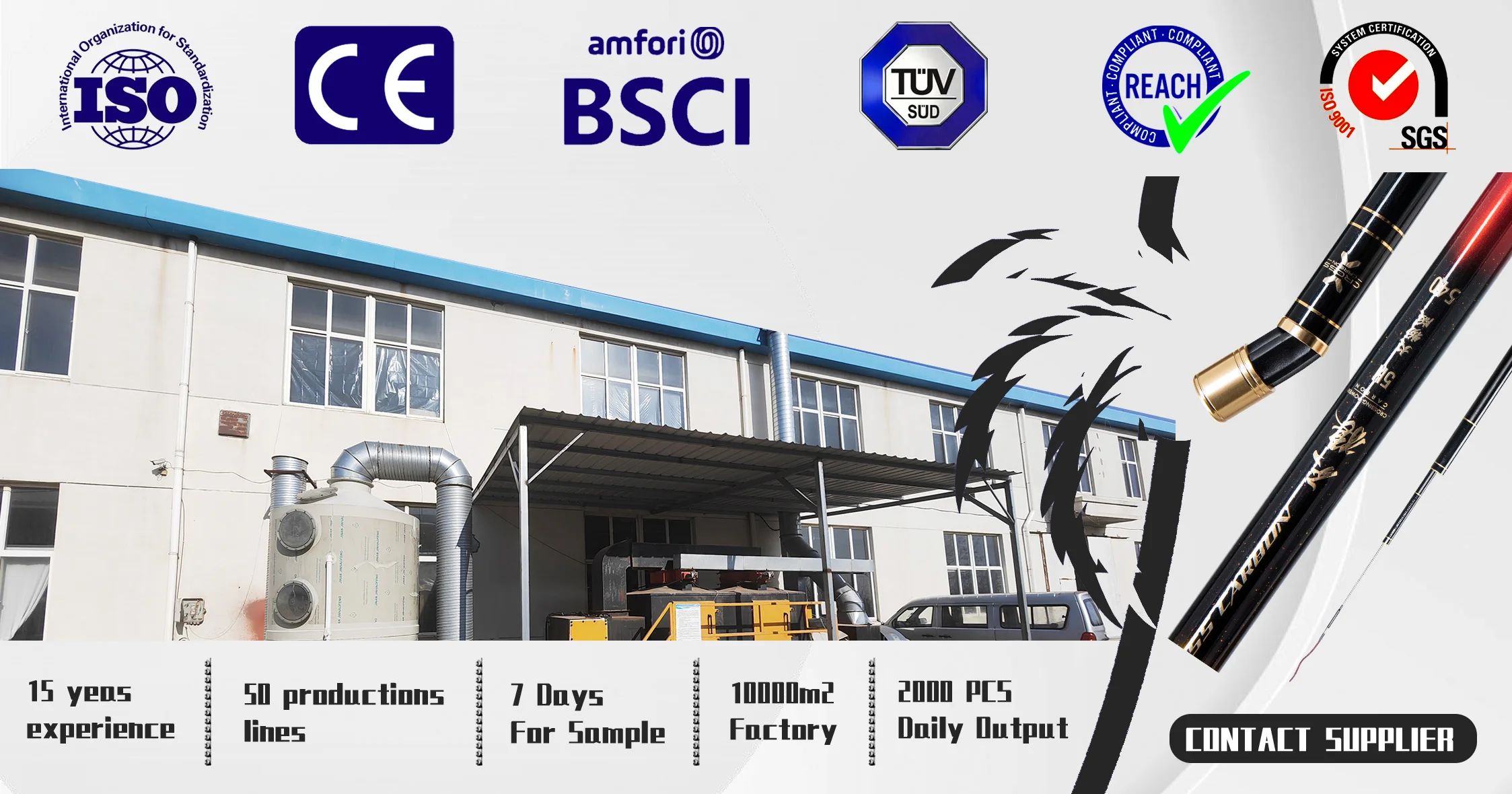 Stainless Steel Line Guides for Catfish Salmon Composite Graphite ...