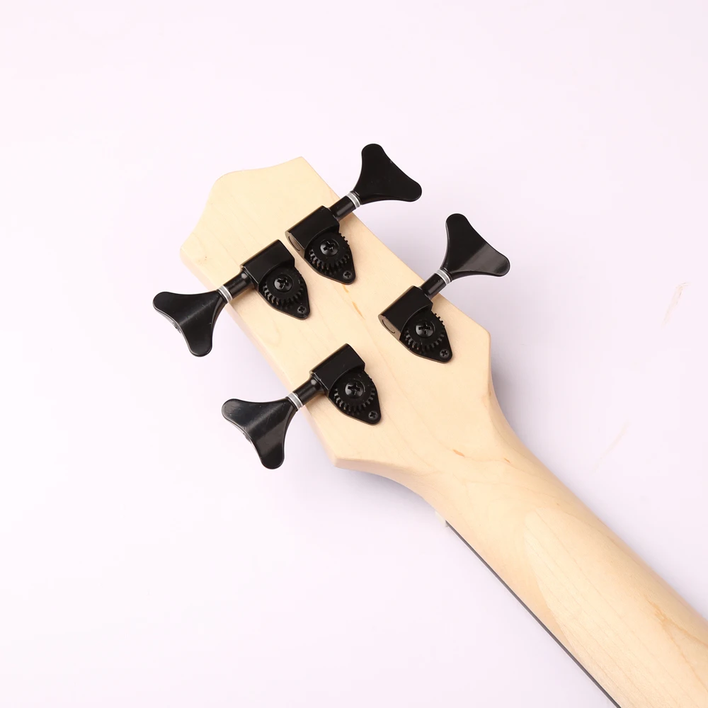 Gecko Ubass 4-string Mini Electric Ukulele Bass Black Polished Glossy ...