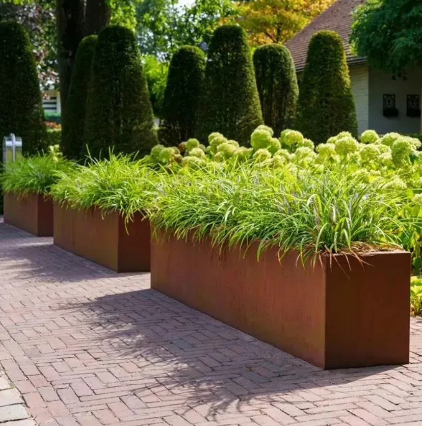 Corten Steel Planter Planters Steel Corten Steel Planter Boxes - Buy ...