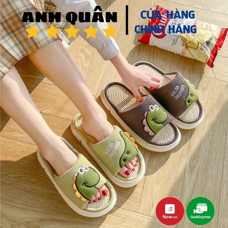 Custom Woven Linen Slippers Small Form 2 Size Larger For Winter Spring ...