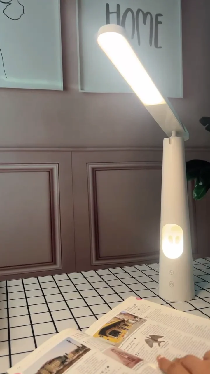 Foldable Cordless Touch Dimmer Table Lamp Decorative Rechargeable Led ...