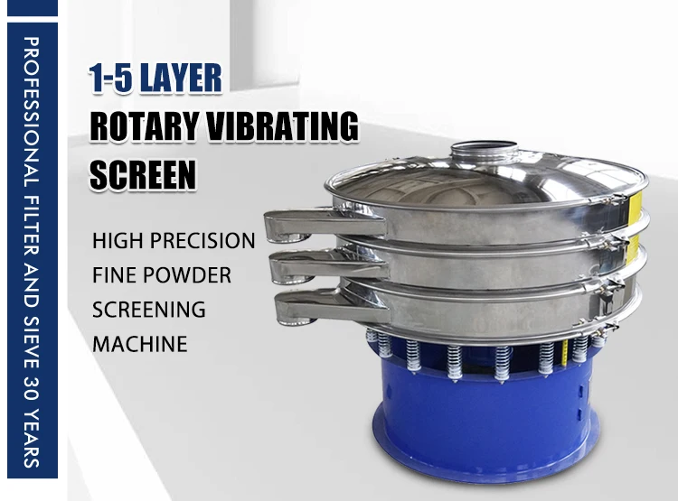 304 Stainless Steel Industrial Sifter Chemical Powder Screening Machine ...