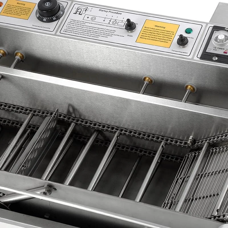 Alibaba.com: Auto Commercial Used 8 Row Fry Donut Maker Machine, Gas ...
