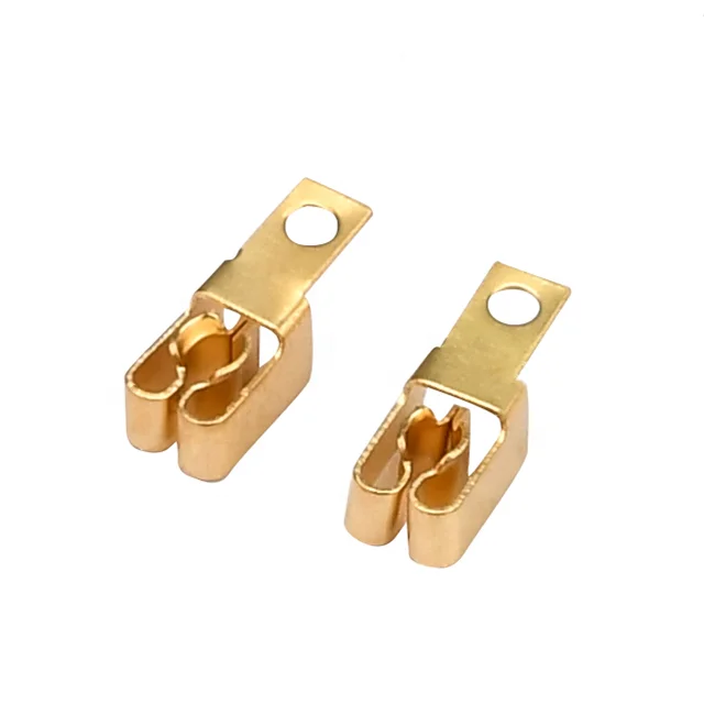 Customized 2 Pin Electrical Switch Socket Brass Copper Pin Parts