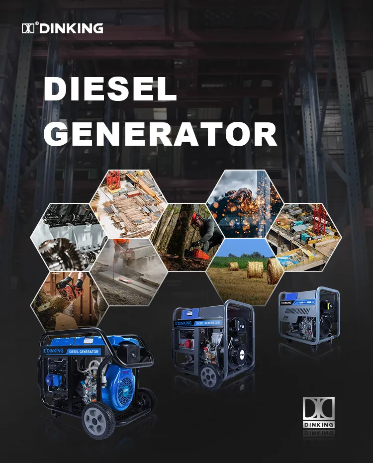 Dinking Factory Direct Diesel Generators 5000w Generador Diesel Power ...