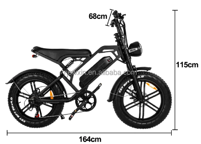 40 Mph Electric Bike 250w Electric Bicycle 750w Fat Bike Elettrica V20 ...