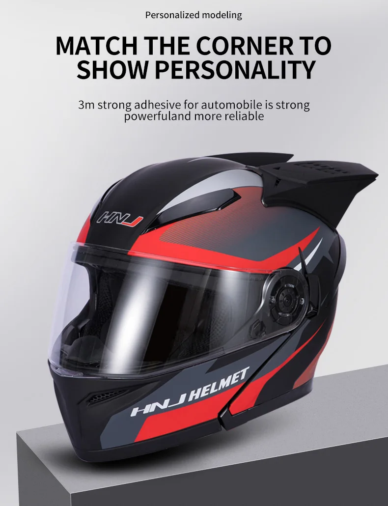 Wejump Abs Half Face Dot Approved Dual Visor Motorcycle Helmet Safety ...