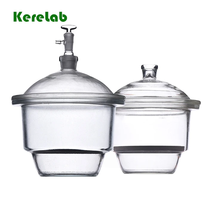 Laboratory Glassware Boro3.3 Glass Desiccator Vacuum 300mm Desiccator ...