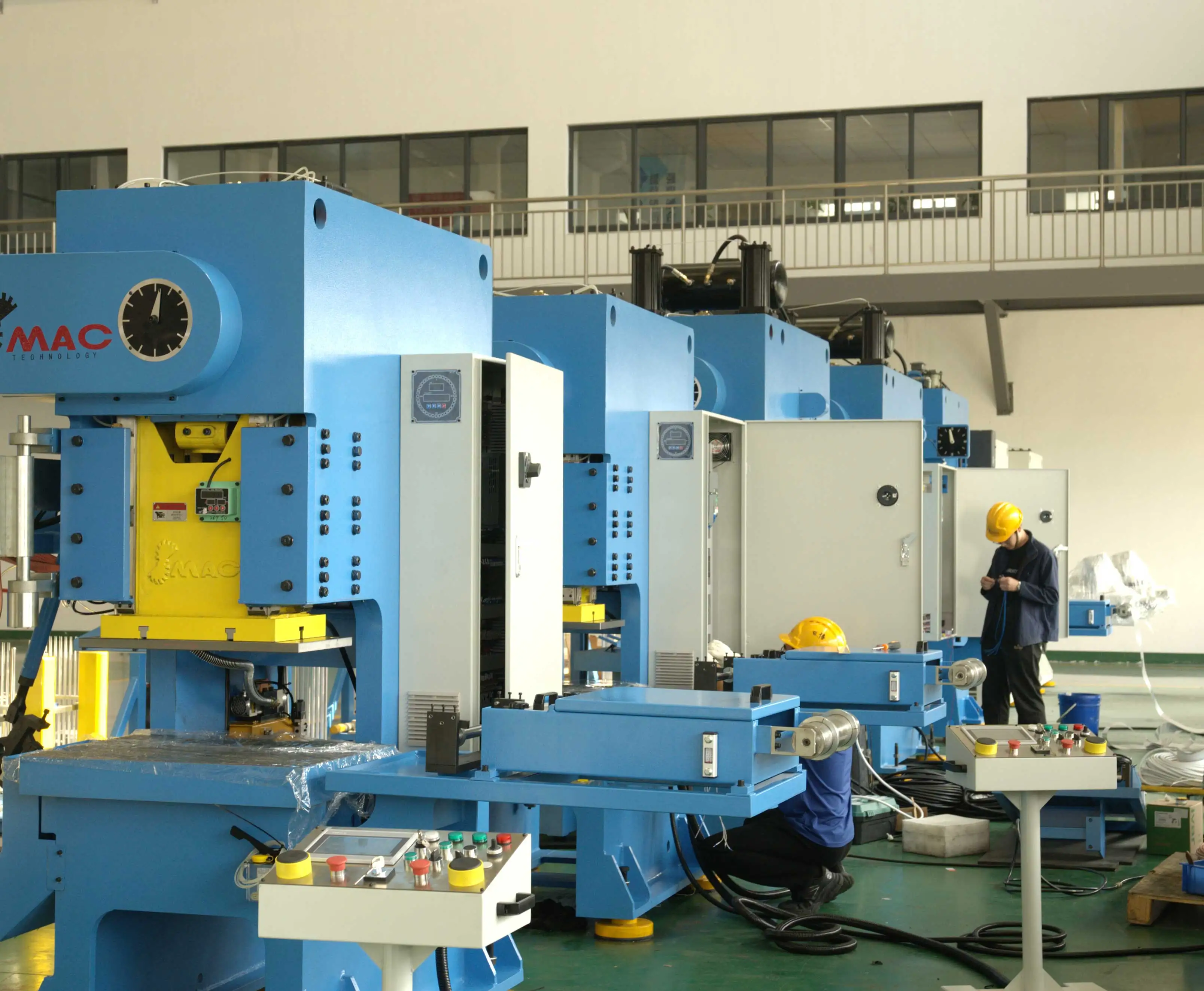 Automatic Heat Exchanger Metal Hydraulic Single Point Type H Fin Press ...