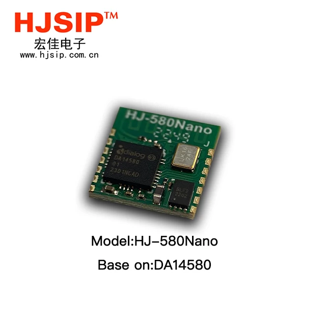 HJSIP HJ-580NANO Bluetooth Module BLE5.0 DA14580 for Iot