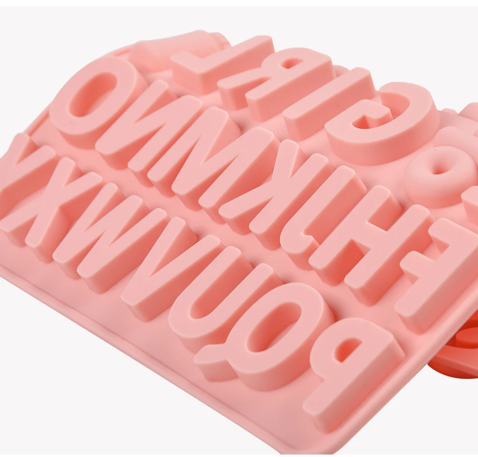 Diy Happy Birthday Cake Decorations Symbols Silicone Letter Mold ...