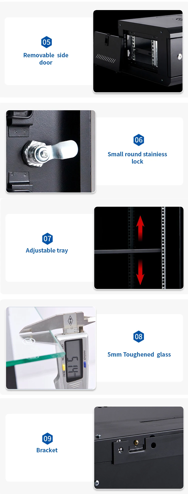 4u Server Rack Mini Racks 6u Wall Mount Cabinet Enclosures Oem Blade ...