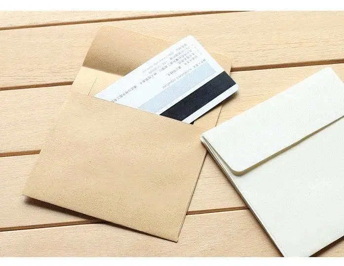 Eco-friendly Custom Tear off Strip Envelope Kraft Paper