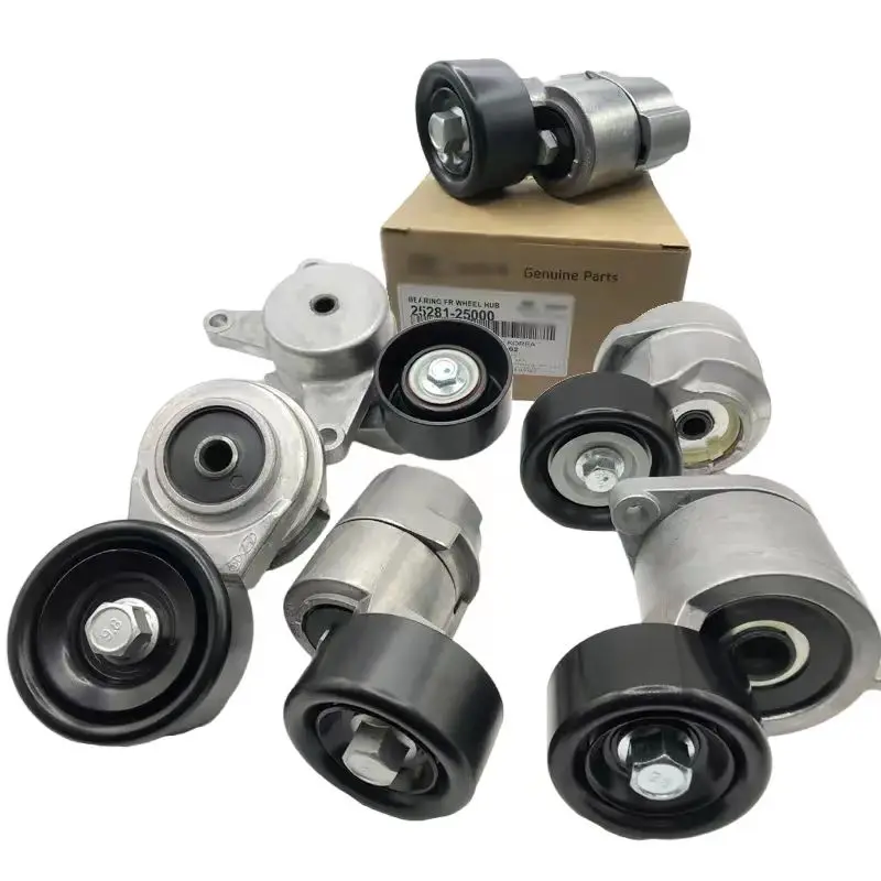 Idler Pulley Belt Guide Pulley Idler Original for Hyundai H-1 Kia Sorento