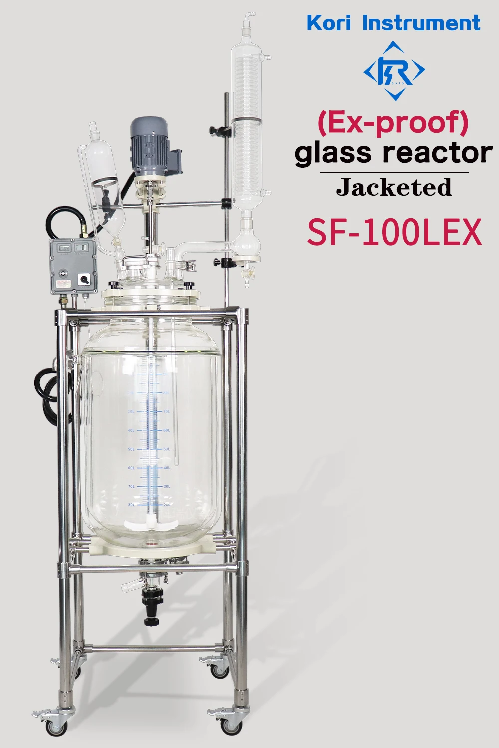 Chemical Jacket Glass Lined Reactor - Easy to Operate