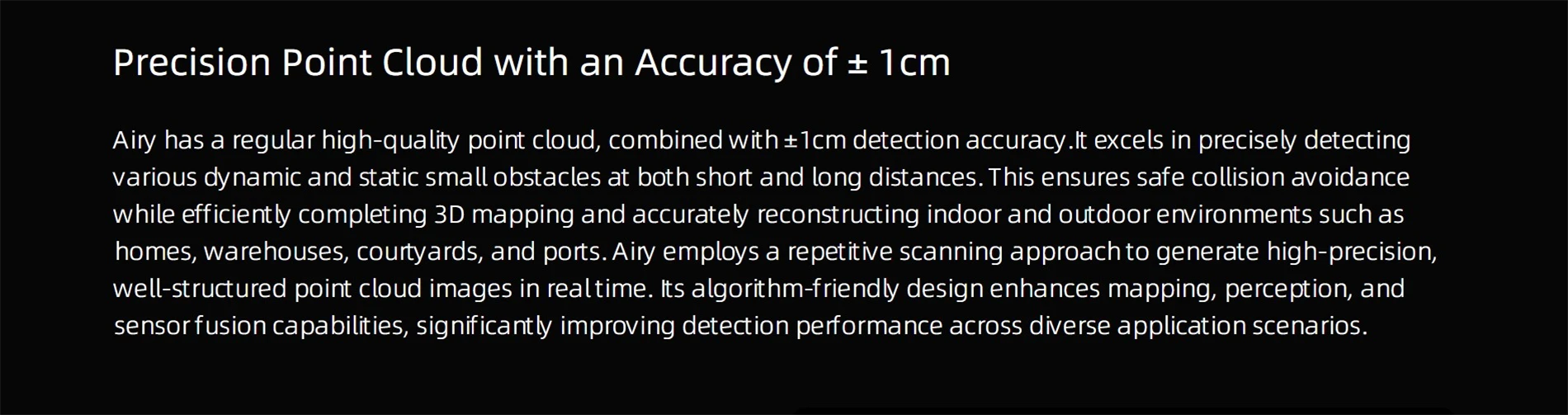 RoboSense Airy LiDAR, the World's First Hemispherical Digital LiDAR, a ...