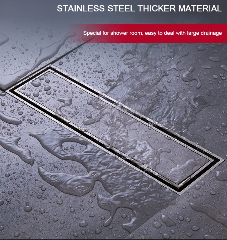Bathroom Stainless Steel Floor Drains - Modern & Durable