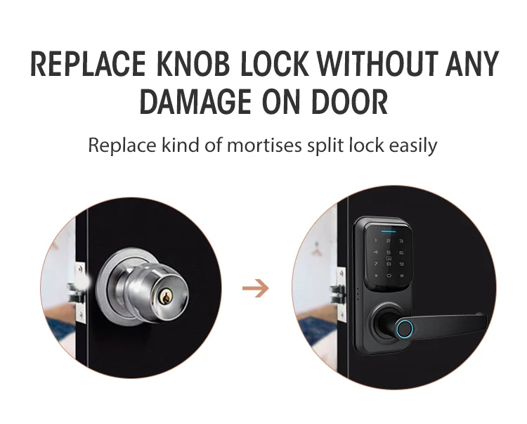 Locstar High Security TTlock App Biometric Cerradura Intelligent ...
