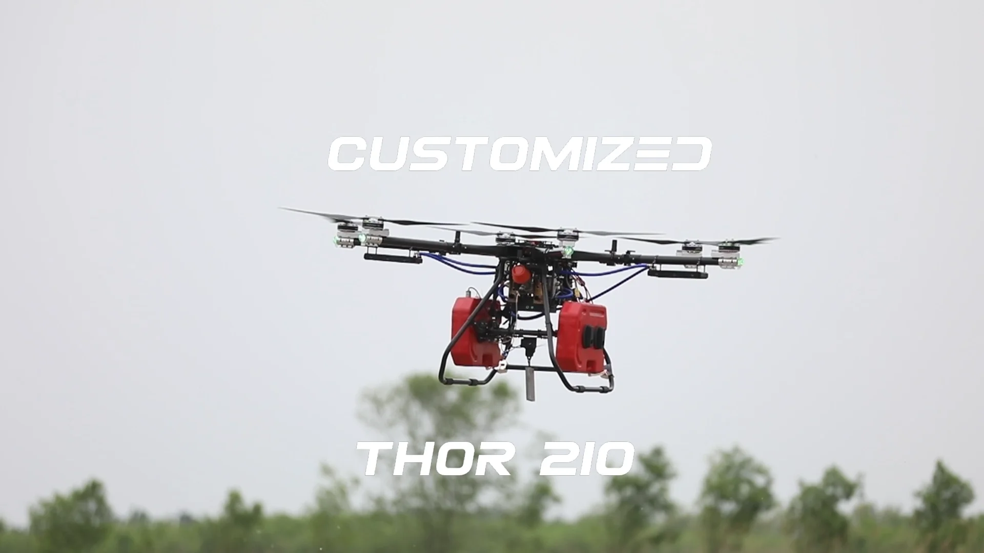 Foxtech Thor 210 20kg Payload Long Range Heavy Lift Load Delivery ...