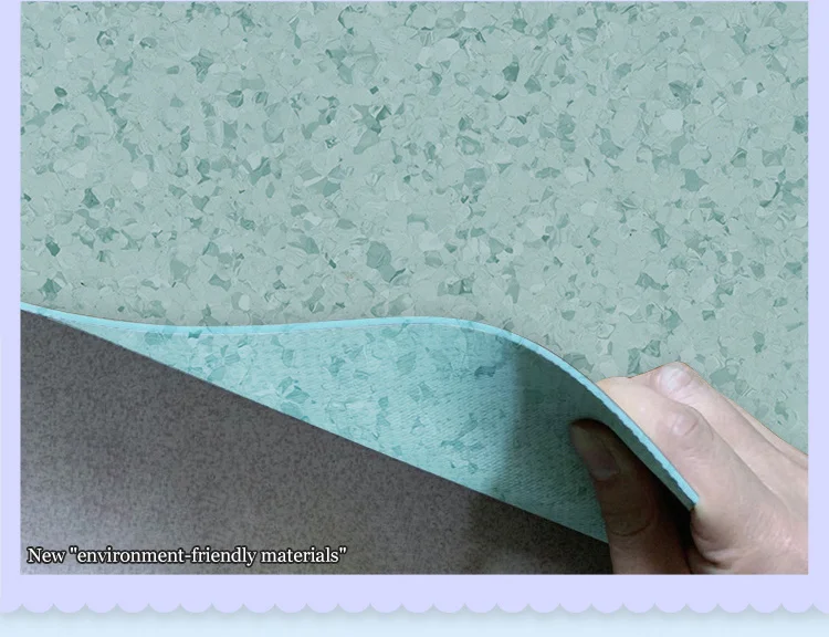 Durable Anti-Bacterial PVC Flooring Tile for Hospitals - Heterogeneous ...