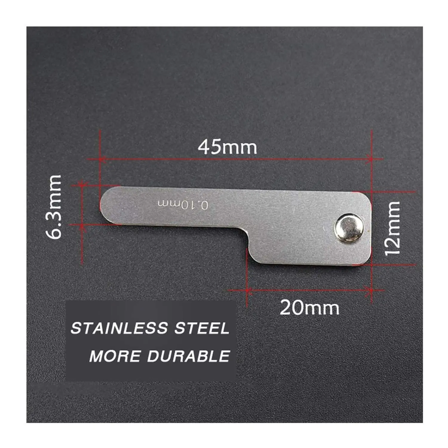Dental Interproximal Reduction (IPR) Gauge Measure Tooth Gap Stainless ...
