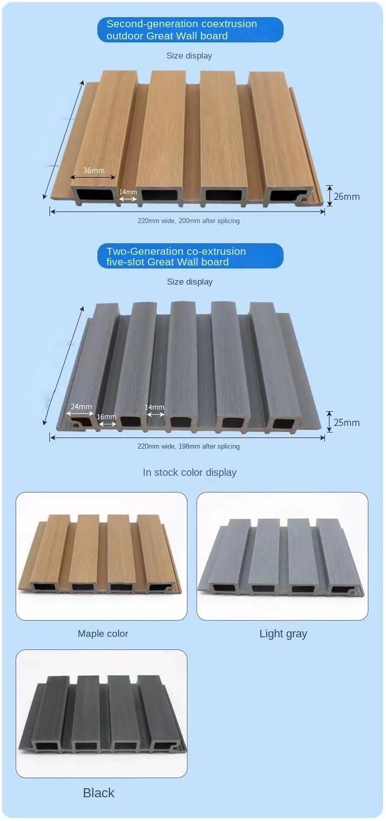 External Cladding Great Outdoor Plastic Composite Garden Cladding ...