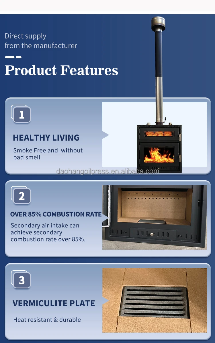 Indoor Wood Burning Stove Factory Manufacturer Wood Stove Price China ...