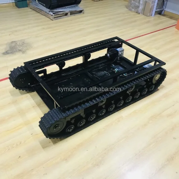 Rubber Crawler Loading Weight 50kgs -800kg Rubber Tracked Chassis ...