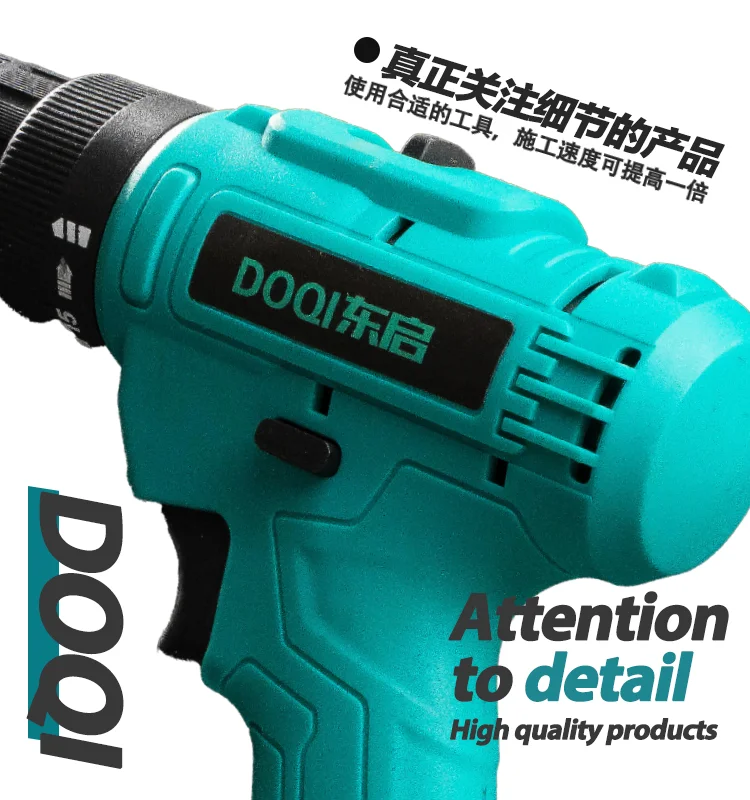 20v Electric Screwdriver Small Hand Drill With 1500mah Battery Charger ...
