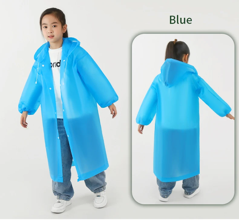 Cheap Customized Pullover Rain Jacket Children Reusable Eva Kids Raincoat Rain Ponchos - Buy ...