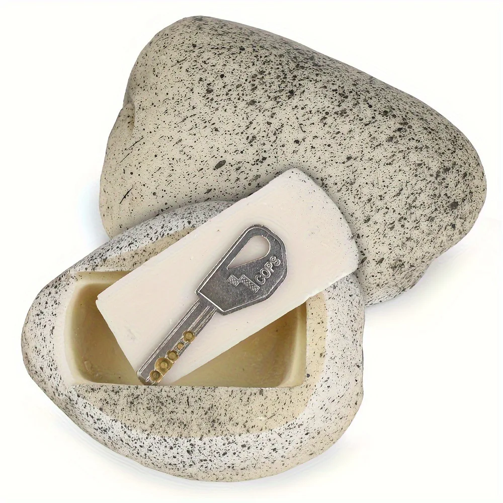 Hot Selling Outdoor Garden Rock Key Hider Home Decoration Fake Rock Key ...