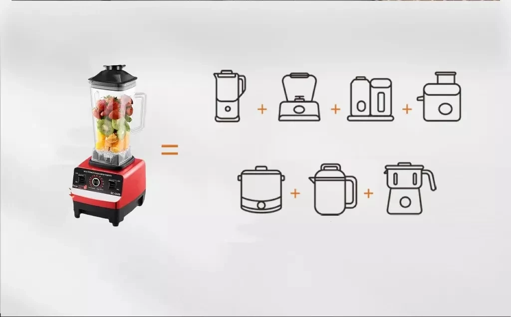 Multifunctional 3L Silver Crest Blender - 8000W, 8 Blades, Juicer ...