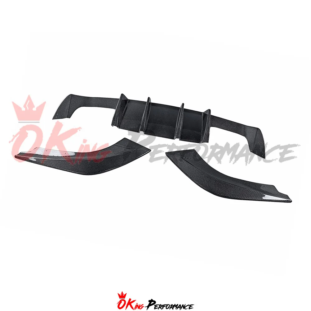 Vst Style Carbon Fiber Rear Diffuser (3pcs) For Bmw F87 M2 M2c 2016 ...