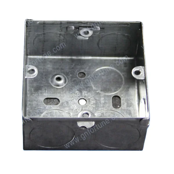 Electrical Junction Box Metal 3x3 3x6 Knockout 35mm Gi Switch Box With ...