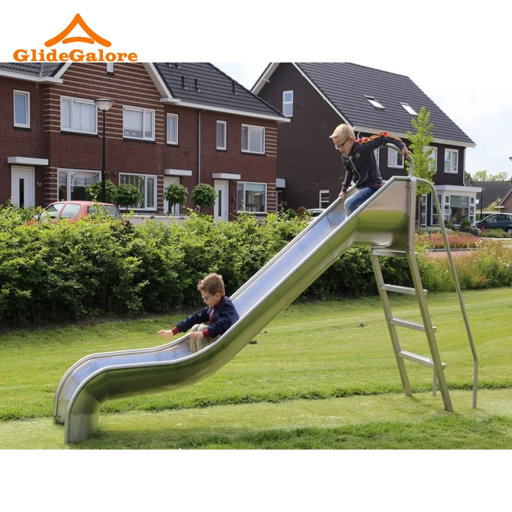 Cubic Tube Stainless Slide Playground Steel for Outdoor Children Kid's ...
