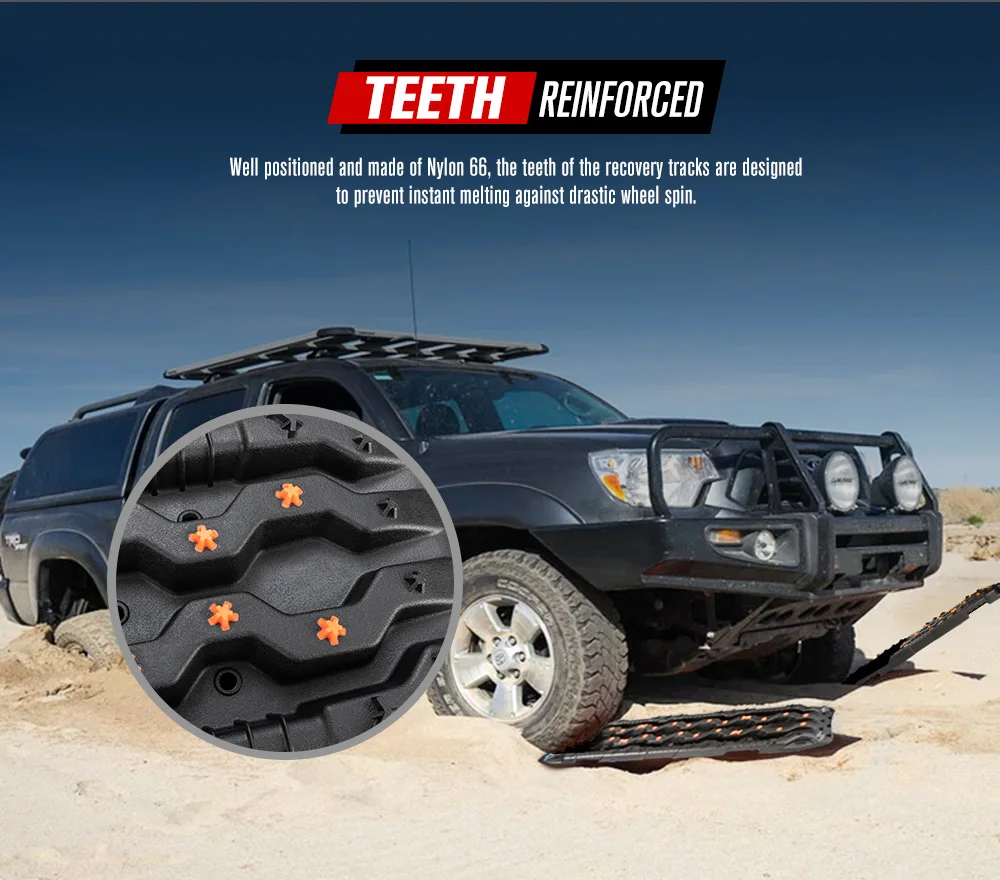 FIERYRED Recovery Tracks - 10 Tons Load Capacity Offroad Aid