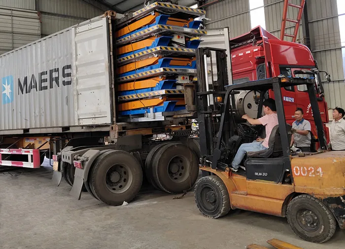 Heavy Objects Container Unloading Lifter Hydraulic Lifting Platform ...