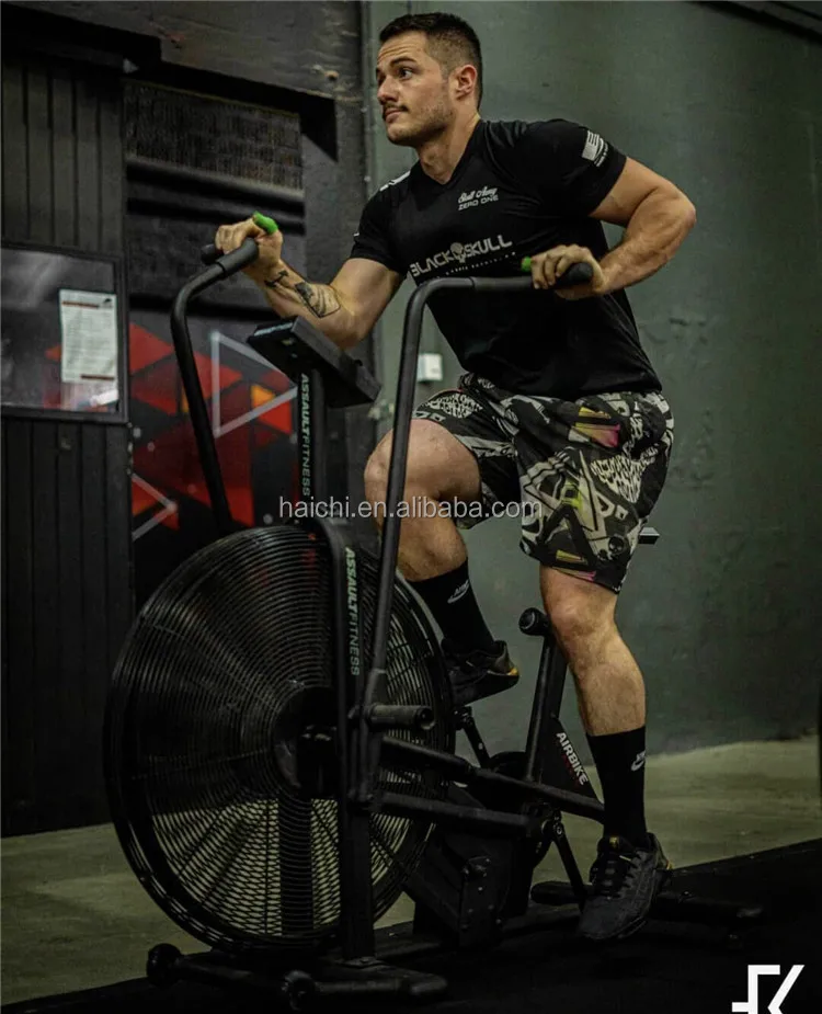 Hack Squat Upright Wind Resistant Blade Air Bike Box Training Gym ...