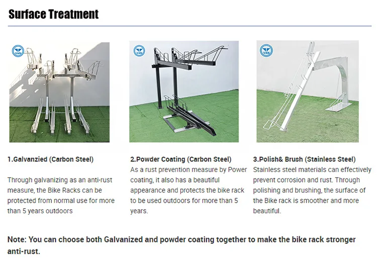 Durable Double Decker Bike Rack - High Capacity & Durability