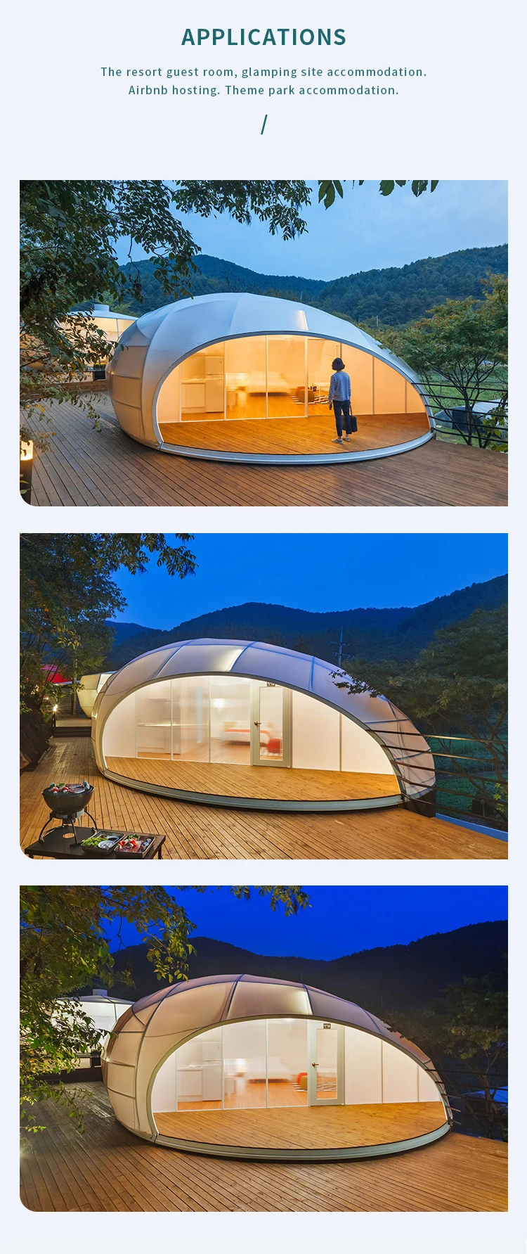 Pupa Glamping Pod - Luxurious Outdoor Camping Tent