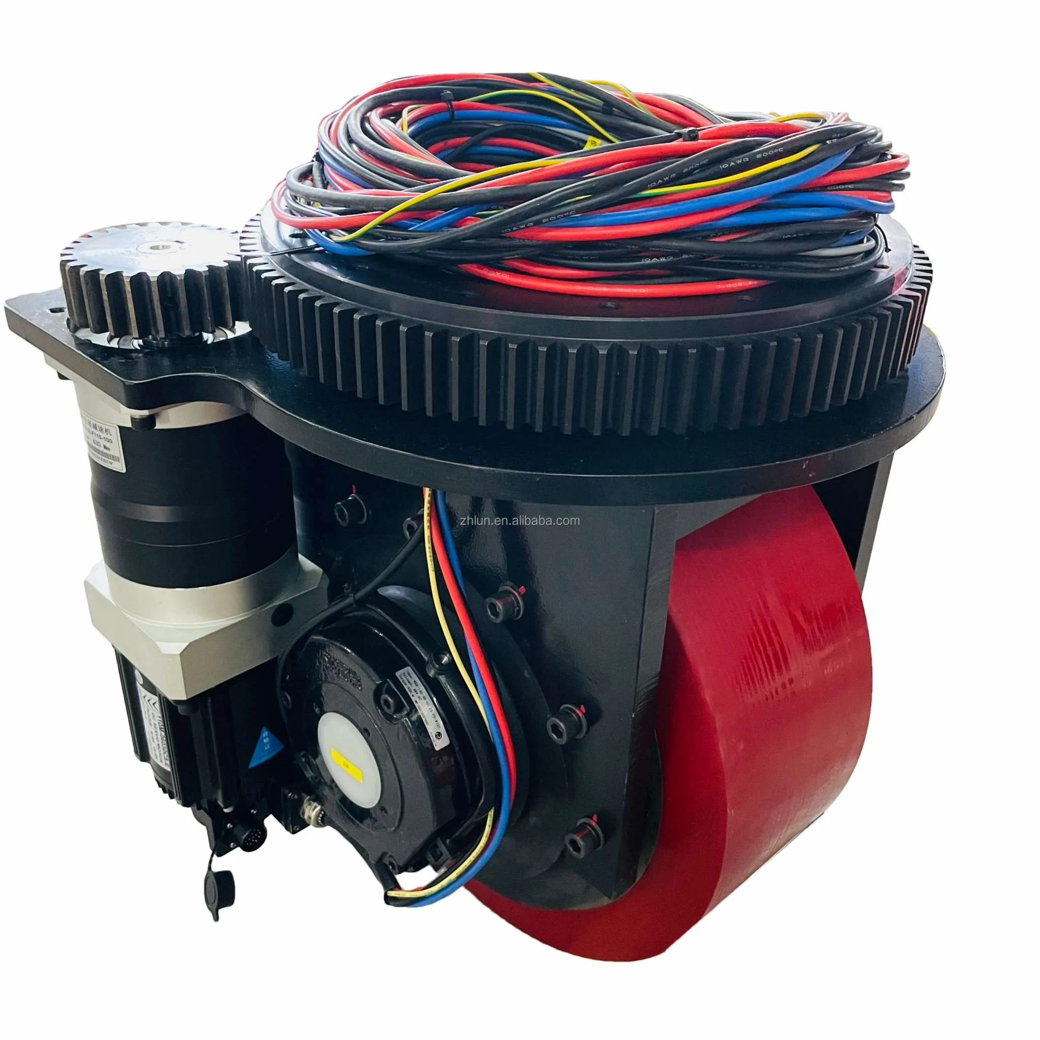 Agv Heavy-duty Steering Drive Wheel Zl-500 Forklift Tyre Rubber Dolly ...