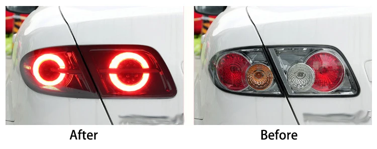 Upgrade Car Led Dynamic Modified Rear Lamp Light Assembly For Mazda6 ...