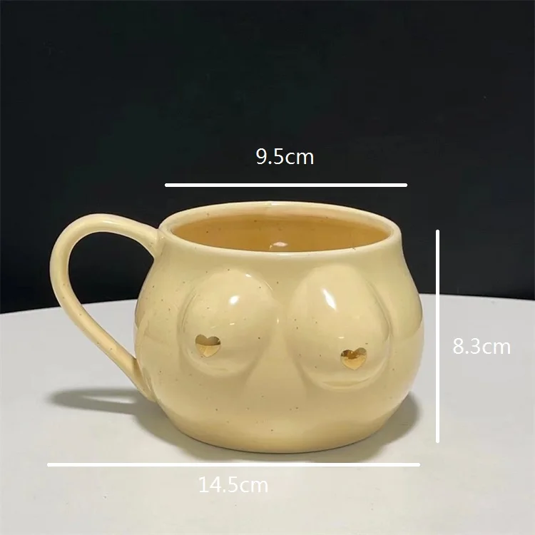 Cheeky Ceramic Boob Mugs - Unique and Stylish Drinkware