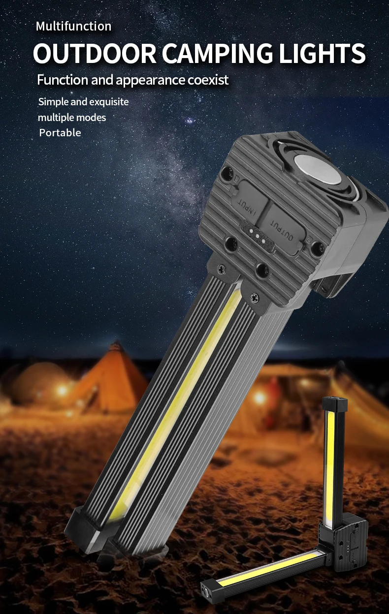 Portable Work Lights Double Side LED Wide Beam Range Flashlight 90 ...