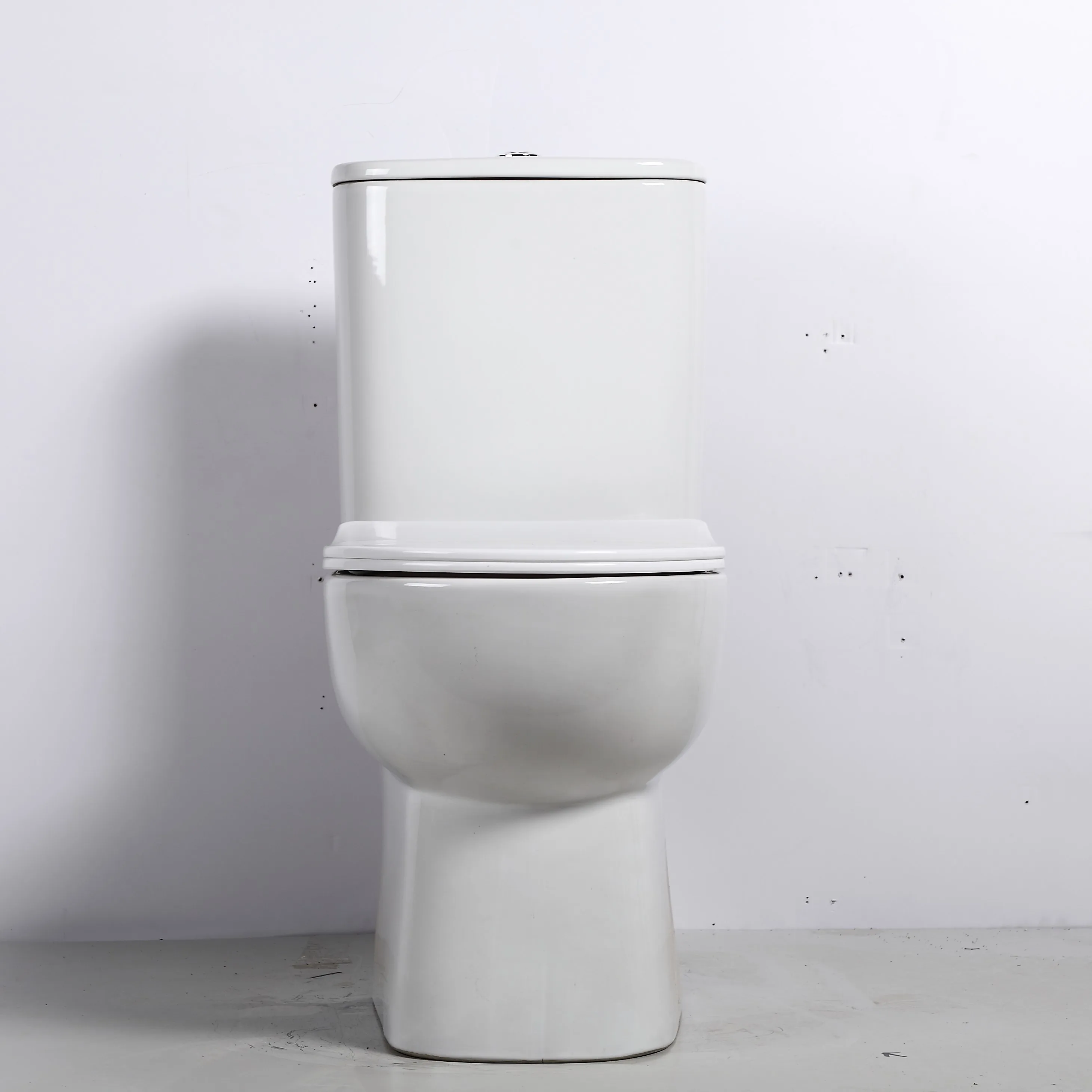 Round Dual-flush Elongated Rimless Wash Down Two Piece Water Closet Wc ...