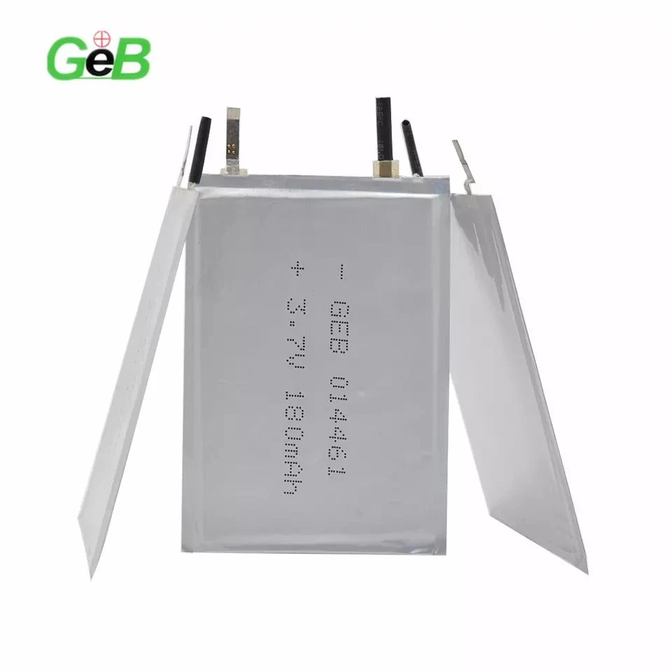 GEB 1mm 014461 3.7V 180mah Lipo Battery - Ultra Thin & Rechargeable