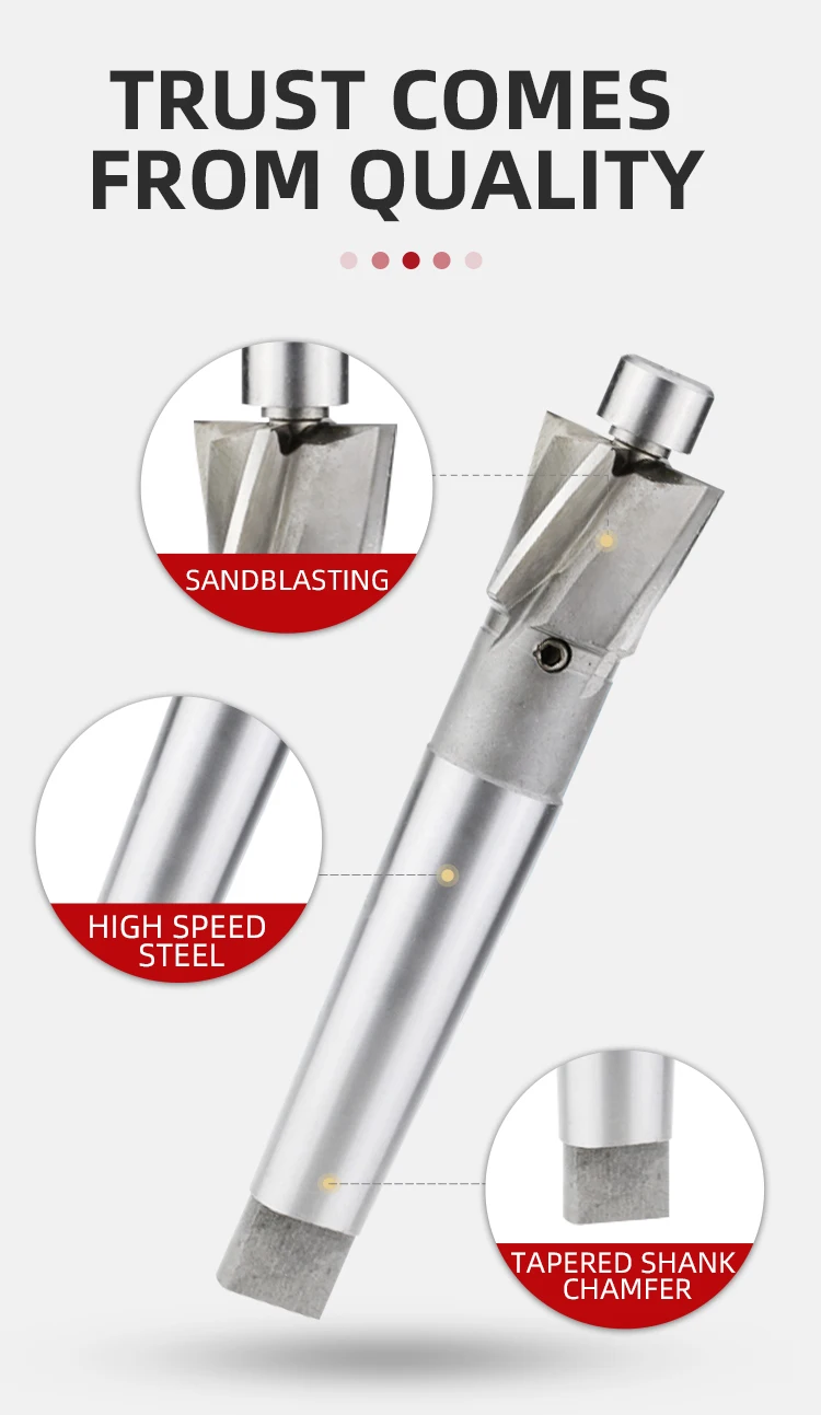 HSS Counterbore With Morse Taper Shank and Pilot Slotting Tool for ...